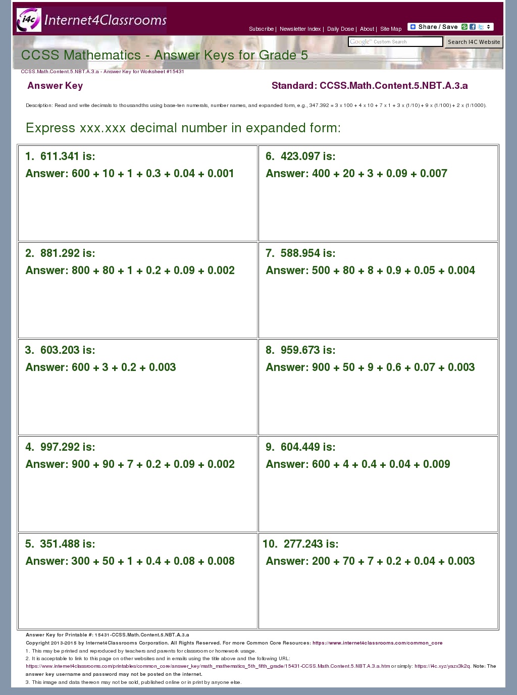 Answer Key Download Worksheet 15431 CCSS Math Content 5 NBT A 3 a answer-key-download-worksheet-15431-ccss-math-content-5-nbt-a-3-a