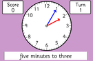 First Grade Interactive Math Skills - Telling Time