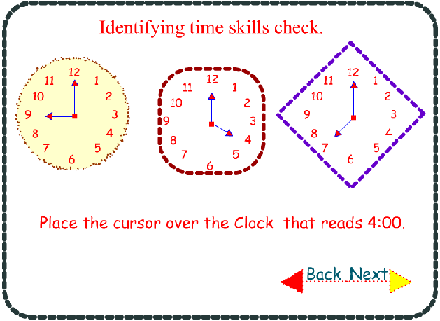 First Grade Interactive Math Skills - Telling Time