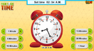 First Grade Interactive Math Skills - Telling Time