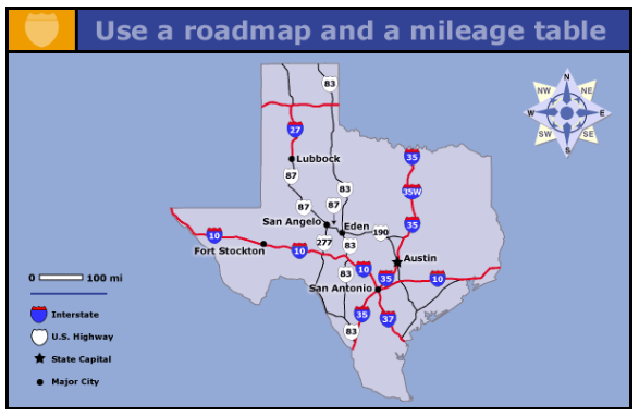 Seventh Grade Interactive Math Skills - Map Skills