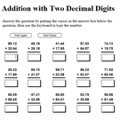Seventh Grade Interactive Math Skills - Decimals