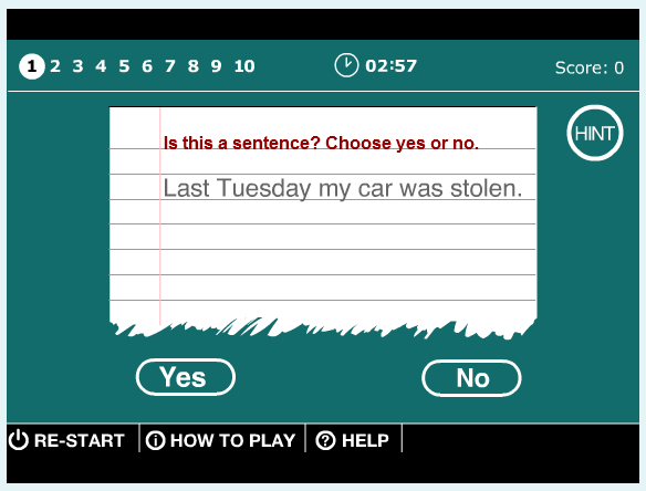 Sentence Structure -Second (2nd) Grade Skill Builders Language Arts at I4C