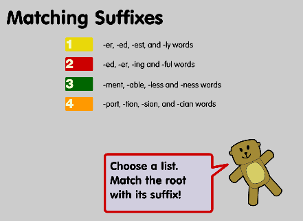 Third Grade Language Skill Builders - Suffixes