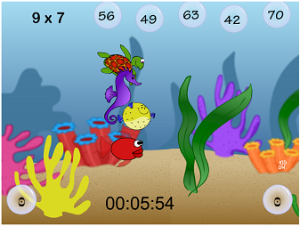 Fourth Grade Interactive Math Skills - Multiplication