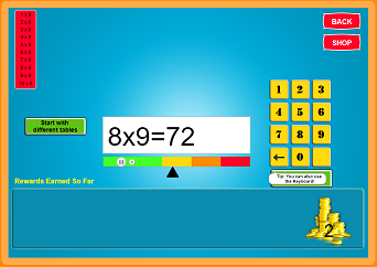 Fourth Grade Interactive Math Skills - Multiplication
