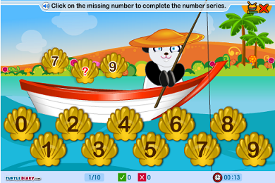 Kindergarten Math Help for Standardized Tests - Missing Numbers