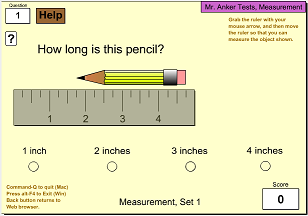 First Grade Interactive Math Skills - Measurement