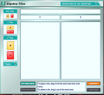 Seventh Grade Interactive Math Skills - Virtual Manipulatives