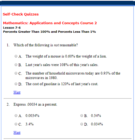 Seventh Grade Interactive Math Skills - Percent