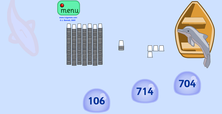 First Grade Interactive Math Skills - Place Value