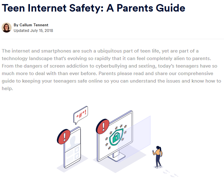 Internet Safety for Parents and Children at Internet4Classrooms
