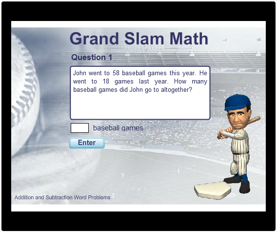 Sixth Grade Interactive Math Skills - Word Problems