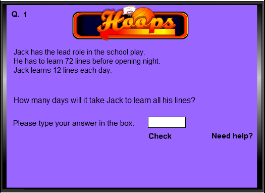 Sixth Grade Interactive Math Skills - Word Problems