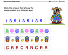 First Grade Interactive Math Skills - Patterns
