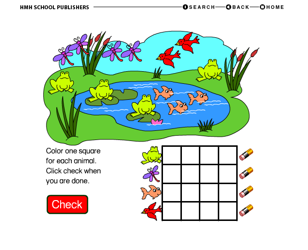 First Grade Interactive Math Skills - Graphing