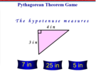 Eighth Grade Interactive Math Skills - Pythagorean Theorem