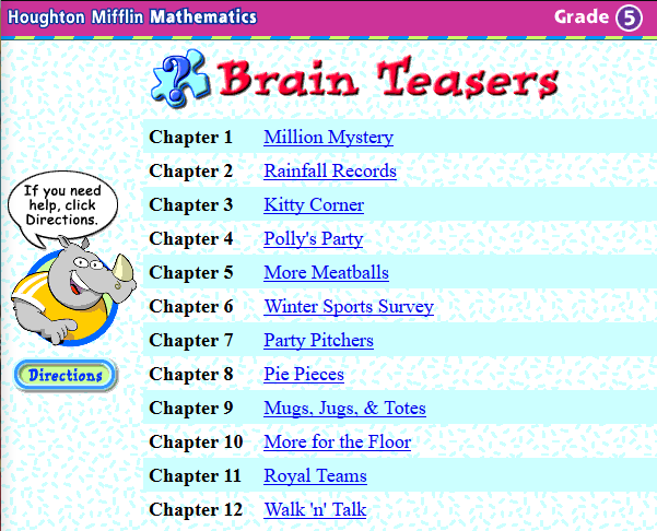 Brain Teasers | Daily Dose at Internet 4 Classrooms