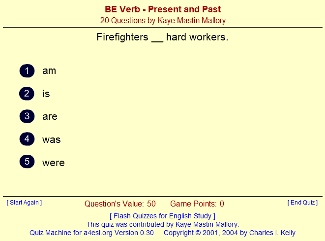 Fourth Grade Language Skill Builders - Verb Study