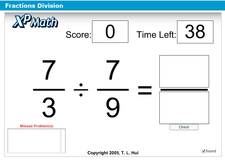 Eighth Grade Interactive Math Skills - Fractions