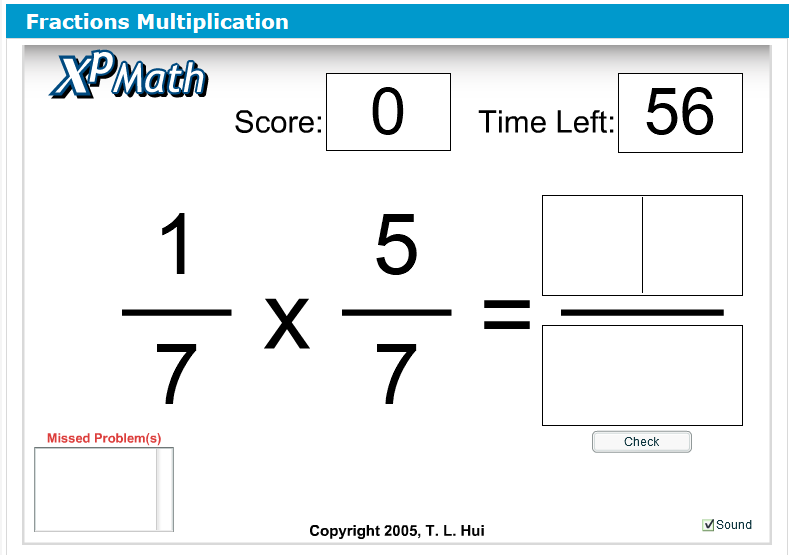Eighth Grade Interactive Math Skills - Fractions