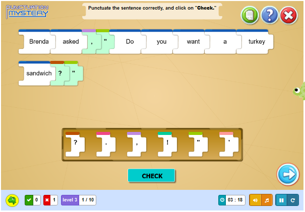 Third Grade Language Skill Builders - Punctuation